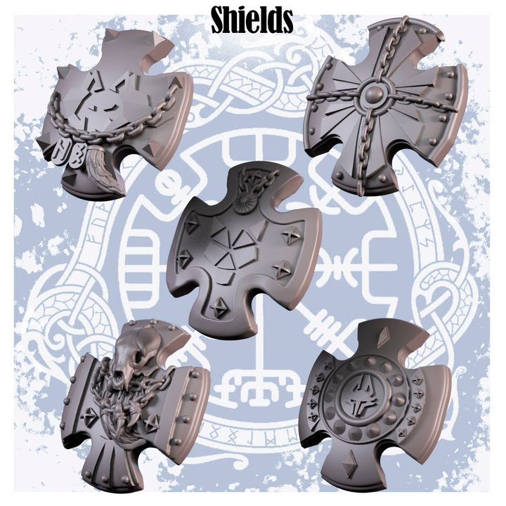 3D Printable Medium Shields by Sergeant Hammer