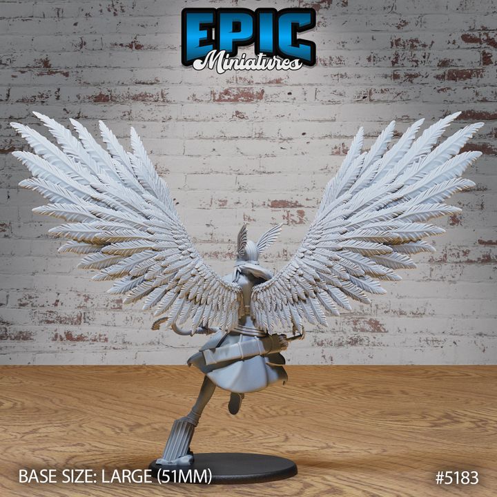 3D Printable Valkyrie Bow / Norse Warrior / Female Divine / Winged ...