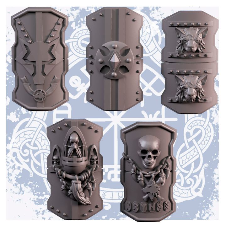 3D Printable big Shields by Sergeant Hammer