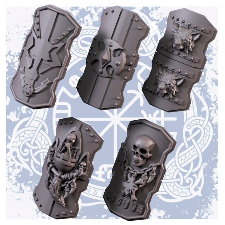 3D Printable big Shields by Sergeant Hammer