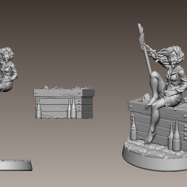 3D Printable Decoy Serpent Princess by LPOMC