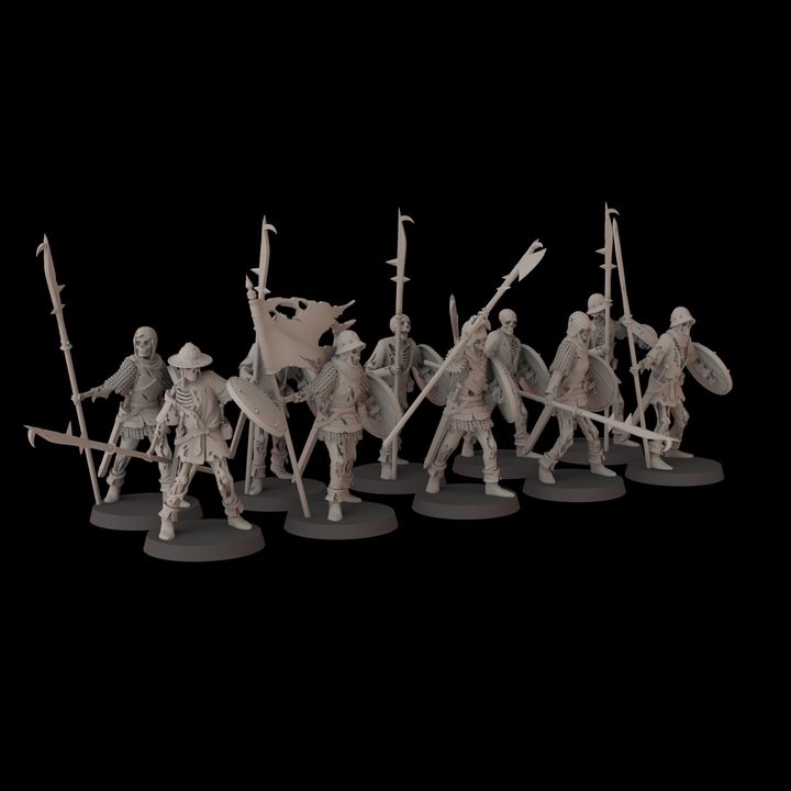 3D Printable Skeleton Soldiers. by Fantasy Cult Miniatures