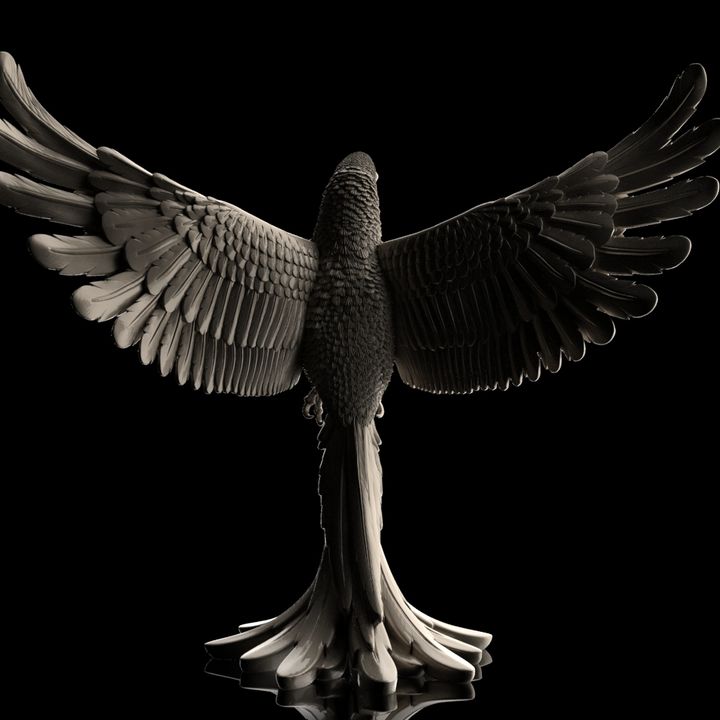 3D Printable parrot by 3Dimontis