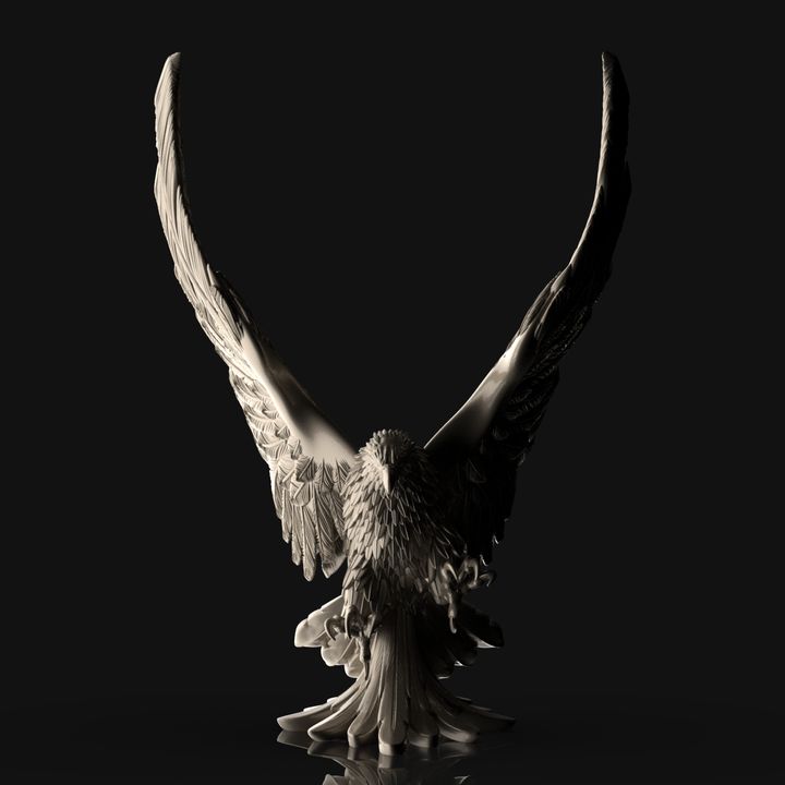3D Printable eagle by 3Dimontis