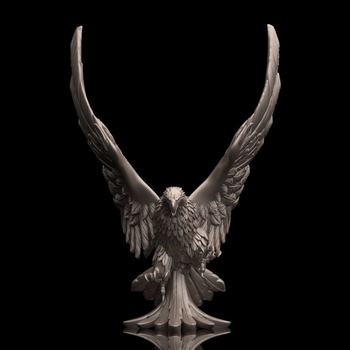 3D Printable eagle by 3Dimontis