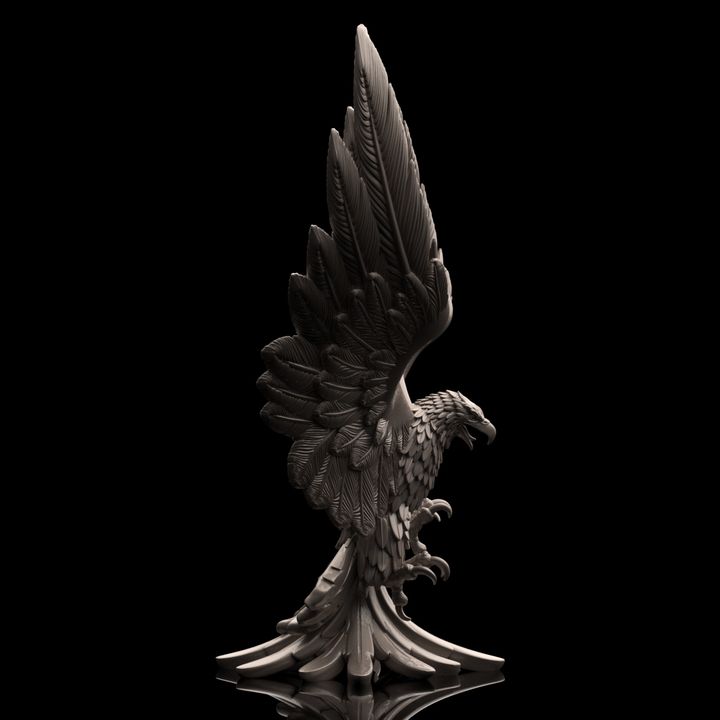 3D Printable eagle by 3Dimontis