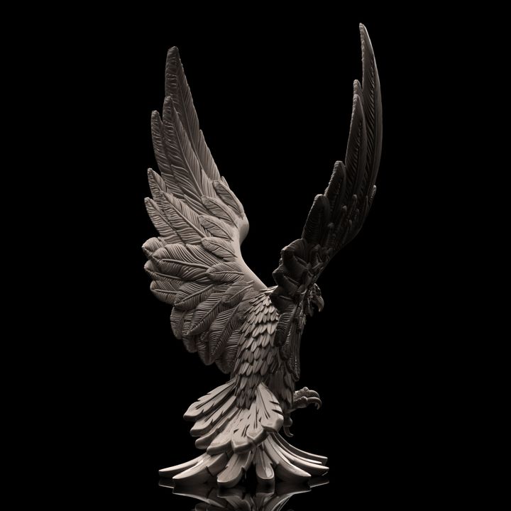 3D Printable eagle by 3Dimontis