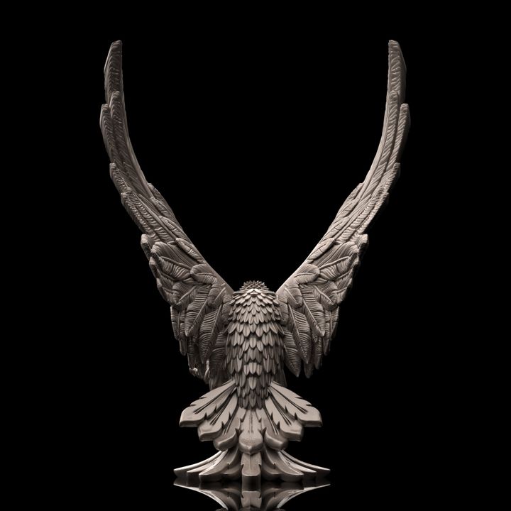 3D Printable eagle by 3Dimontis