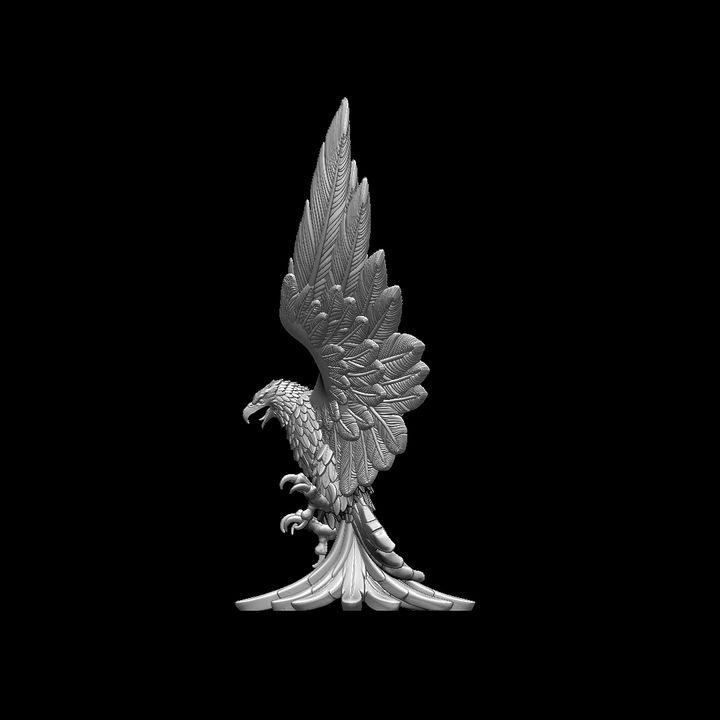 3D Printable eagle by 3Dimontis