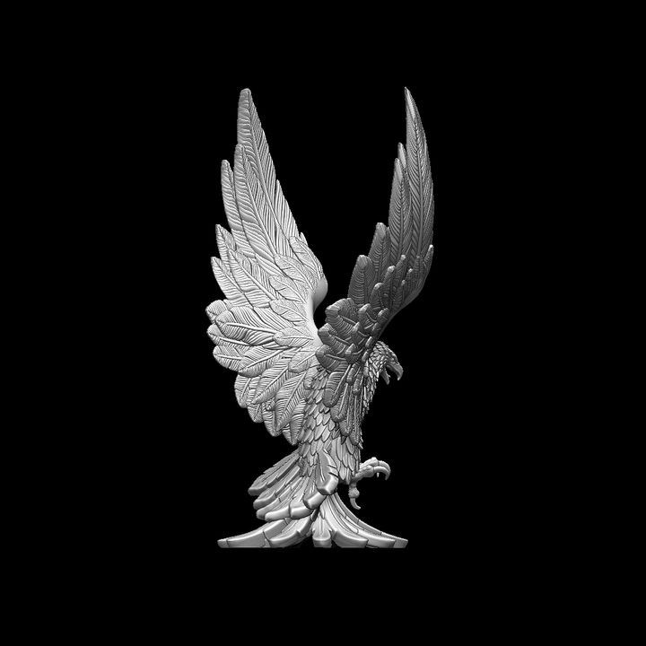 3D Printable eagle by 3Dimontis