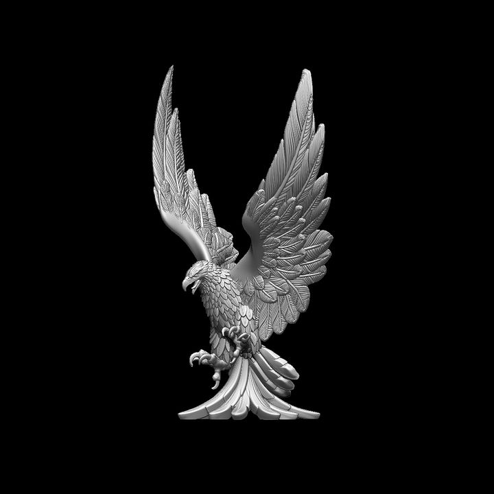 3D Printable eagle by 3Dimontis
