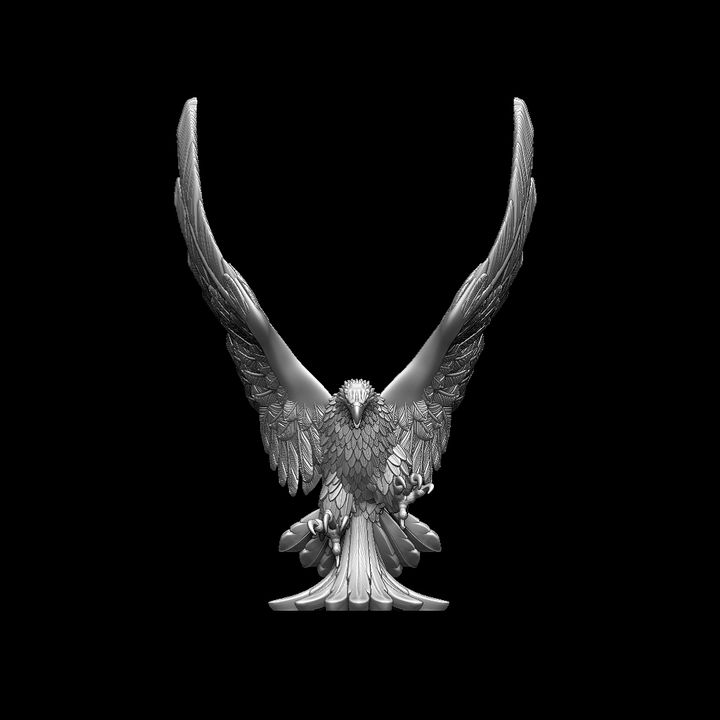 3D Printable eagle by 3Dimontis