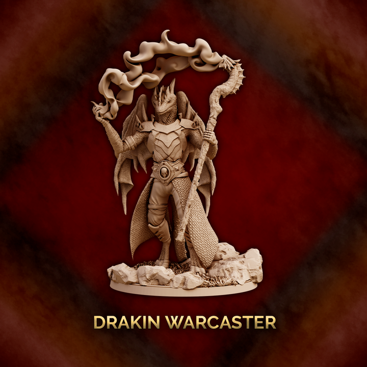3D Printable Drakin Warcaster by Artificers_Mini