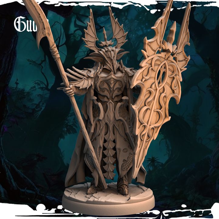 3D Printable Dark Elf Guard - 12 poses - Army of Darkness: Dark Elves ...