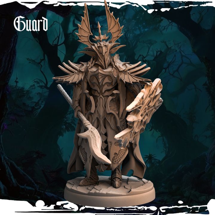 3D Printable Dark Elf Guard - 12 poses - Army of Darkness: Dark Elves ...