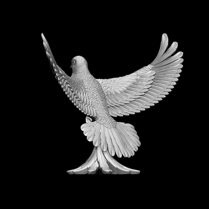 3D Printable parrot by 3Dimontis