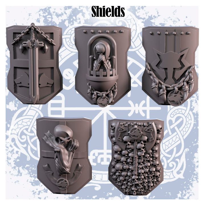 3D Printable Medium Shields by Sergeant Hammer