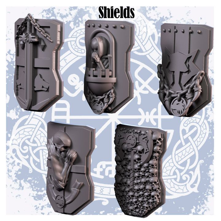 3D Printable Medium Shields by Sergeant Hammer