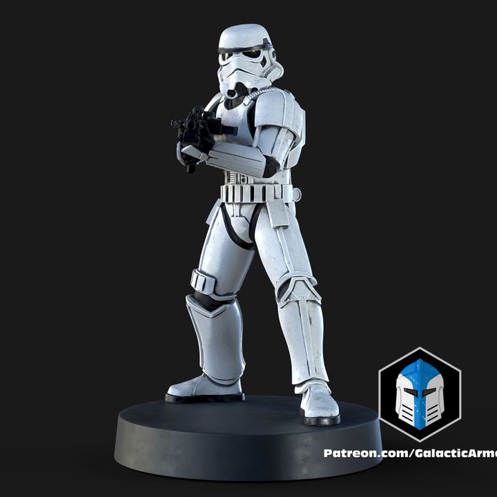 3D Printable 1:48 Scale Stormtroopers - 3D Print Files by Galactic Armory