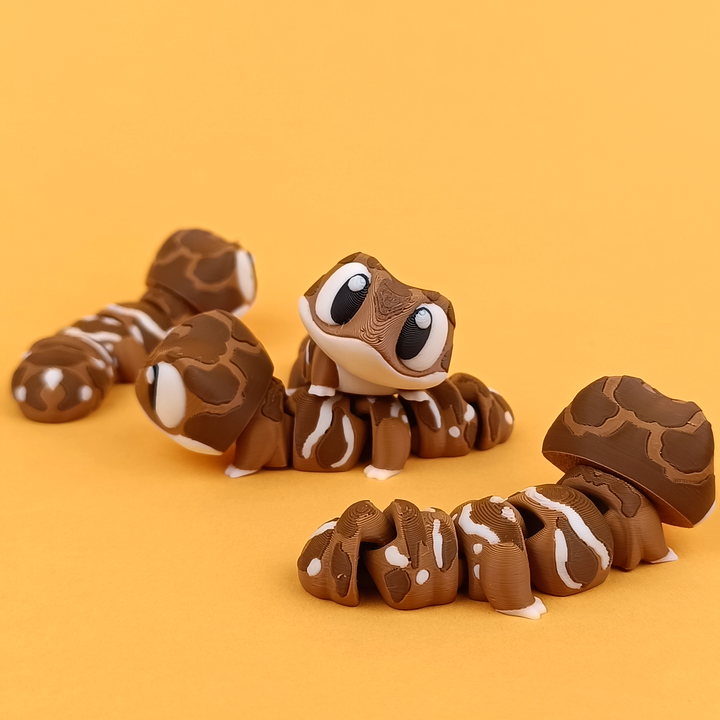 3D Printable Flexi Gecko Print-in-place by 3DGOB