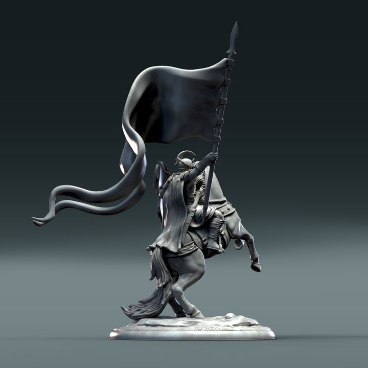 3D Printable Elf rider 2 banner by clynche art