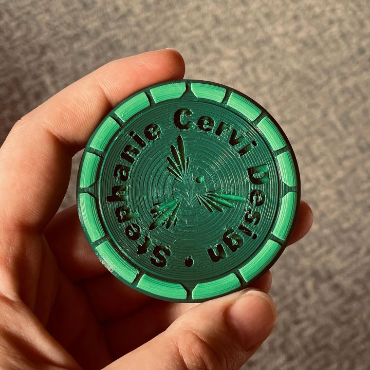 3D Printable Maker coin by Stephanie Cervi