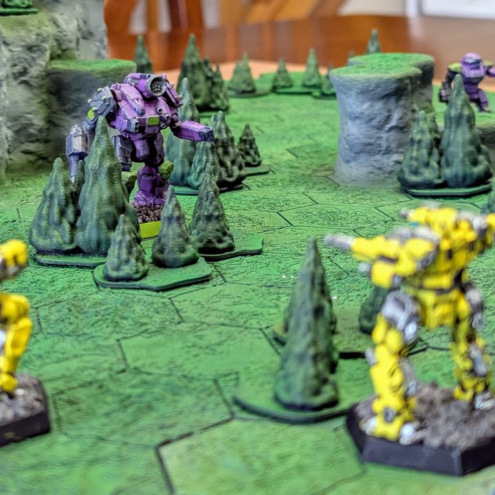 3D Printable 6mm Scale Hex Terrain Tile System - Set of 12 Tiles ...