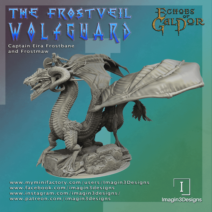 3D Printable The Frostveil Wolfguard COMPLETE SET by Imagin3Designs