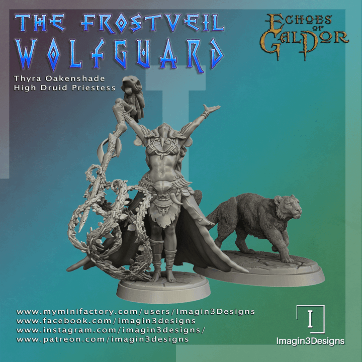 3D Printable The Frostveil Wolfguard COMPLETE SET by Imagin3Designs