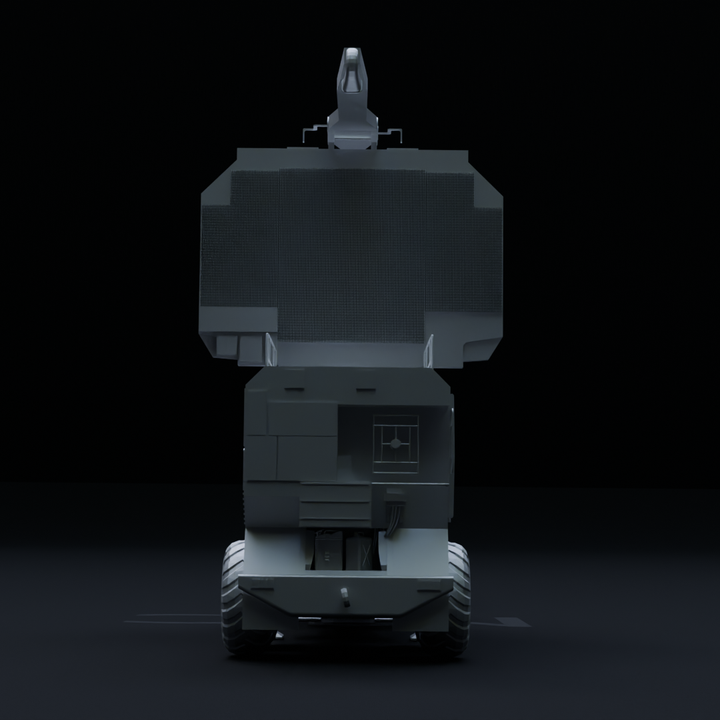 3D Printable Russian 91N6E Surveilence Radar for S400 Battalion by The ...