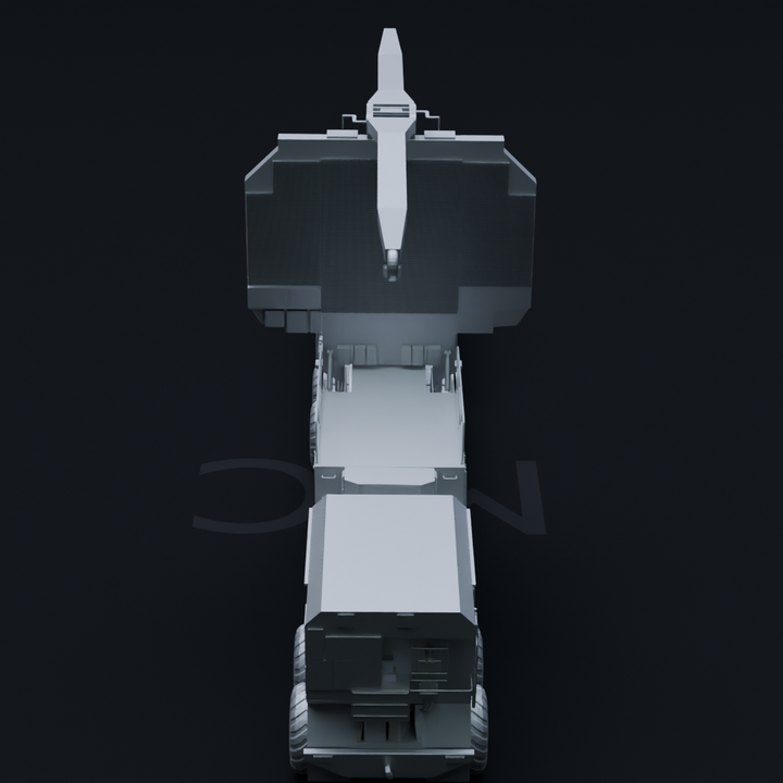 3D Printable Russian 91N6E Surveilence Radar for S400 Battalion by The ...