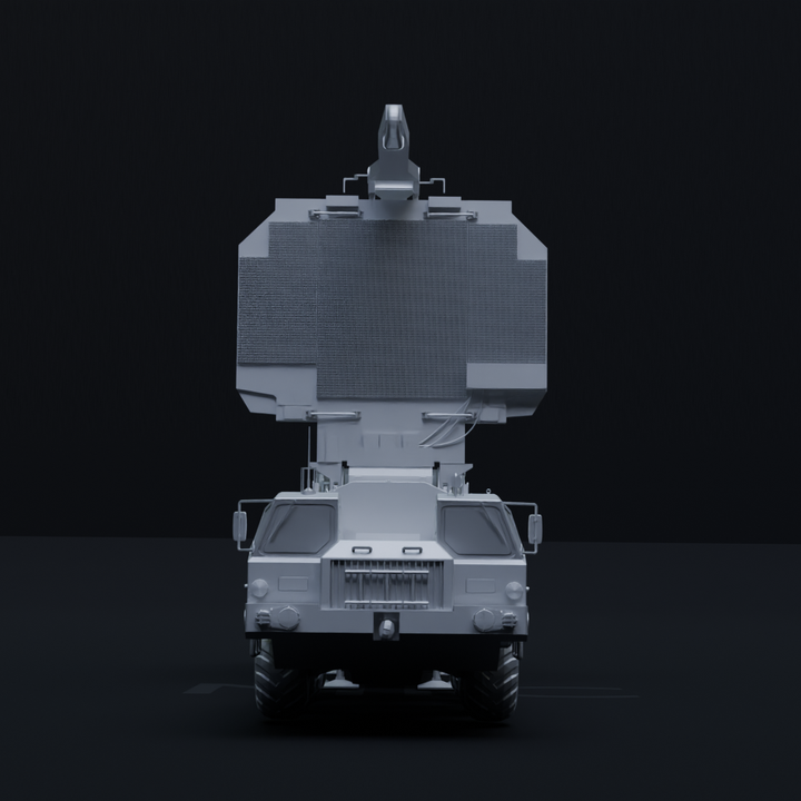 3D Printable Russian 91N6E Surveilence Radar for S400 Battalion by The ...