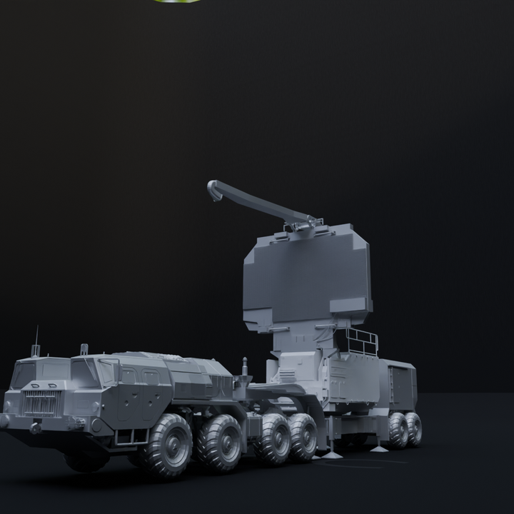 3D Printable Russian 91N6E Surveilence Radar for S400 Battalion by The ...