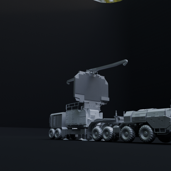 3D Printable Russian 91N6E Surveilence Radar for S400 Battalion by The ...