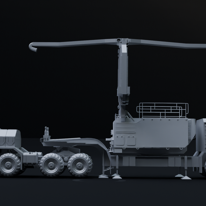 3D Printable Russian 91N6E Surveilence Radar for S400 Battalion by The ...