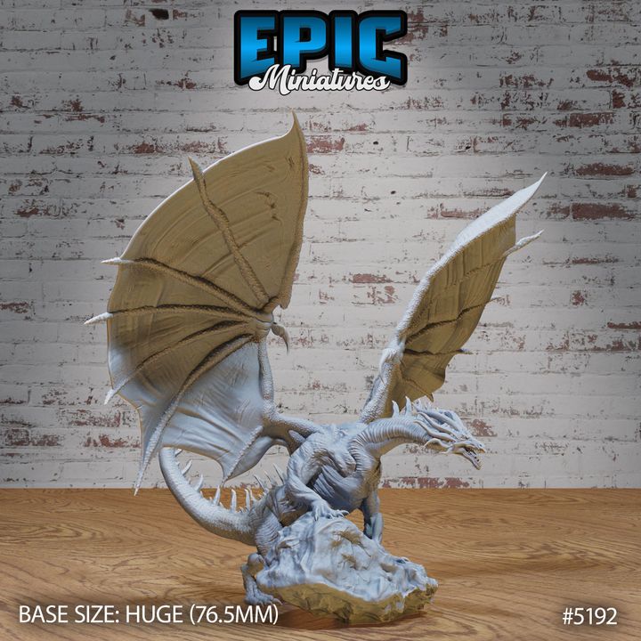 3D Printable Beowulf Dragon Hiding / Legendary Drake / Mountain Monster ...