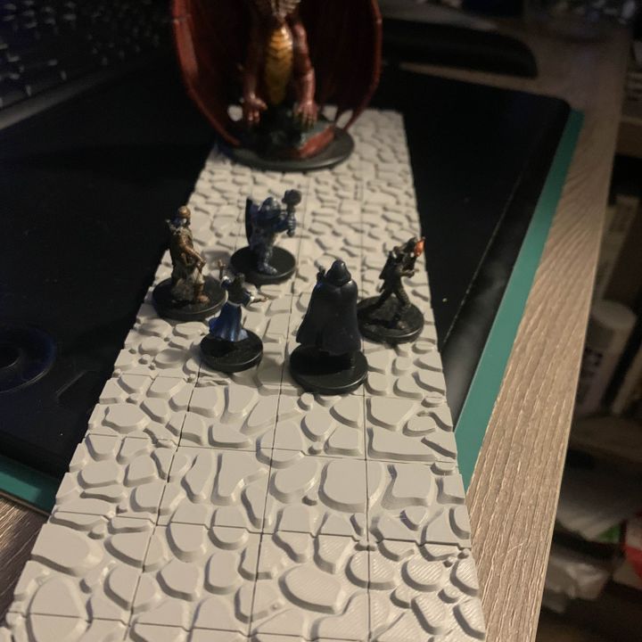 3D Printable Fantasy Cobblestone Dungeon Tiles - Using the GridForge ...