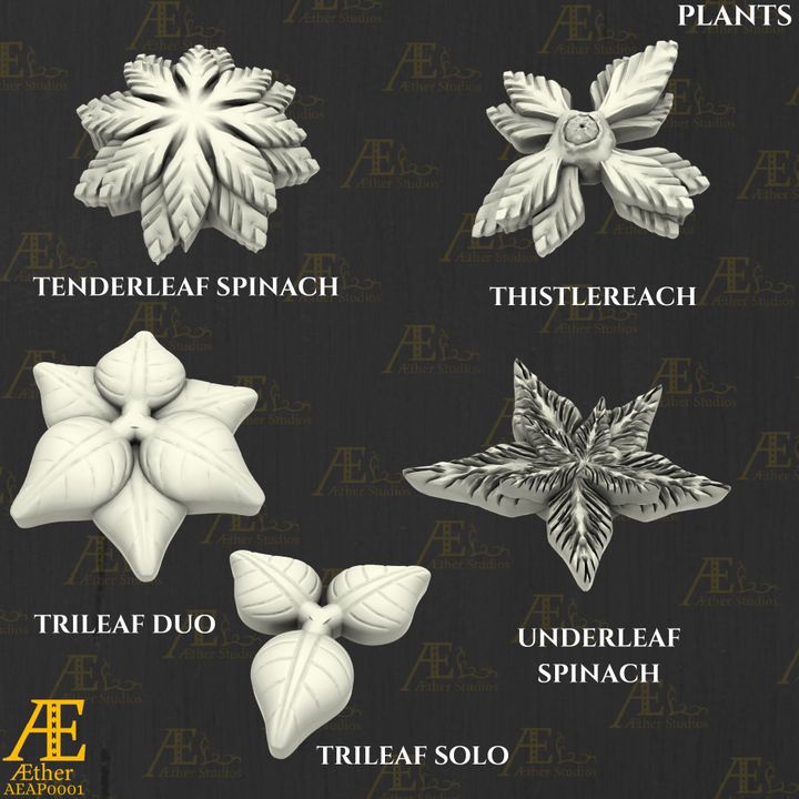 3D Printable AEAP0001 - Thicket Assets by Aether Studios