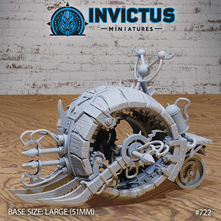 3D Printable Rat Wheel / Monocycle Bike / Air Wheels Construct / Dark ...