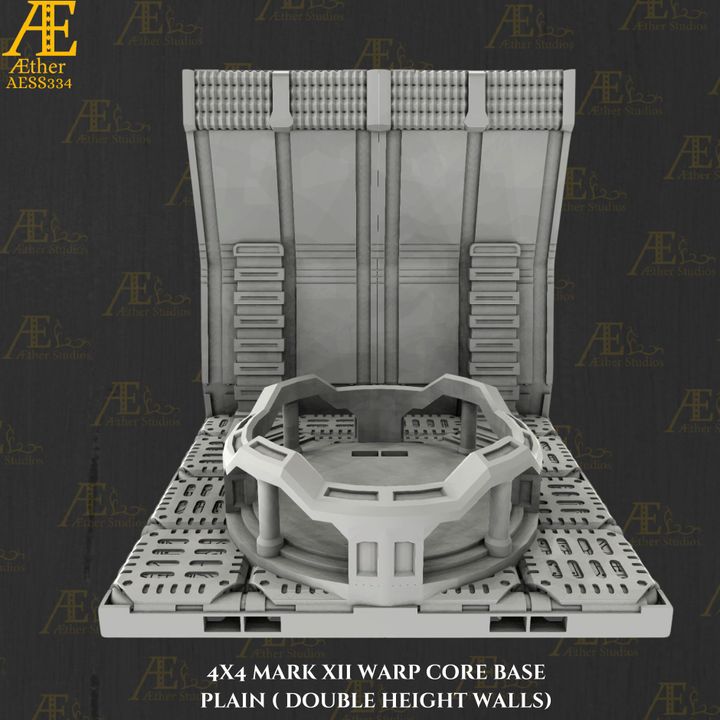 3D Printable AESS334 - Mark XII Engine by Aether Studios