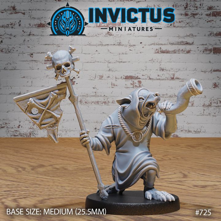 3D Printable Dark Rats Clan Giant / Space Rodent Warrior / Future ...