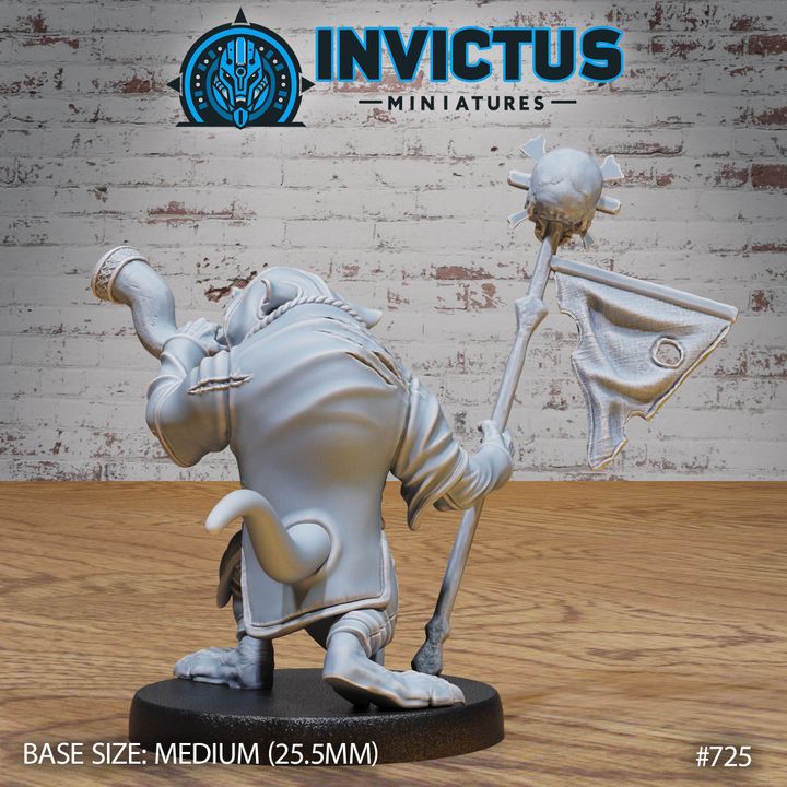 3D Printable Dark Rats Clan Giant / Space Rodent Warrior / Future ...