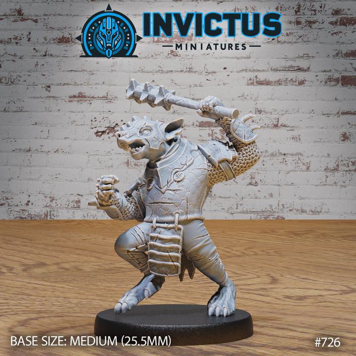 3D Printable Dark Rats Clan Blunt / Space Rodent Warrior / Future ...