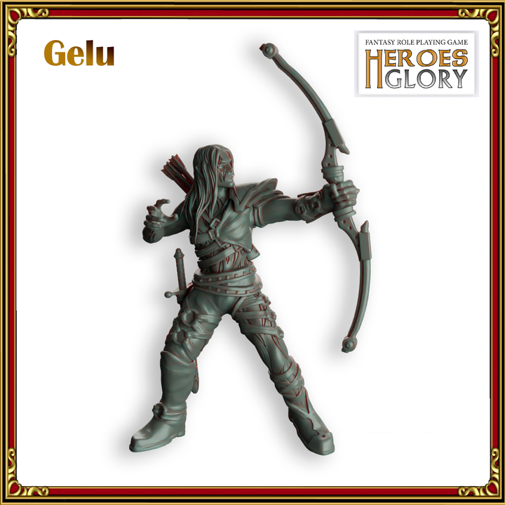 3D Printable Gelu (Heroes Glory) by Tiny Furniture