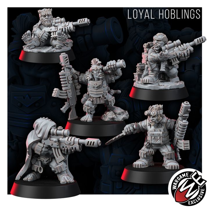 3D Printable LOYAL HOBLINGS by Wargame Exclusive