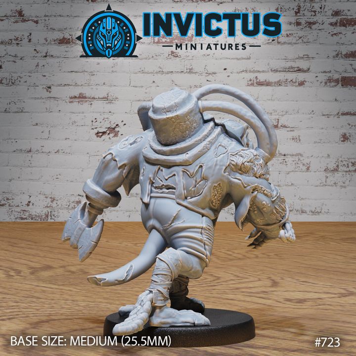 3D Printable Dark Rats Clan Set A / Space Rodent Warrior / Future ...