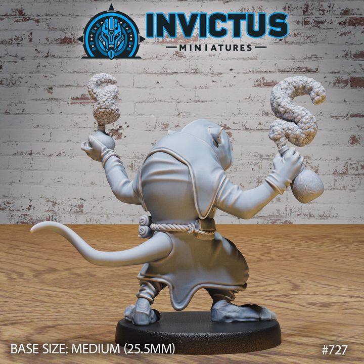 3D Printable Dark Rats Clan Alchemic / Space Rodent Alchemist Warrior ...