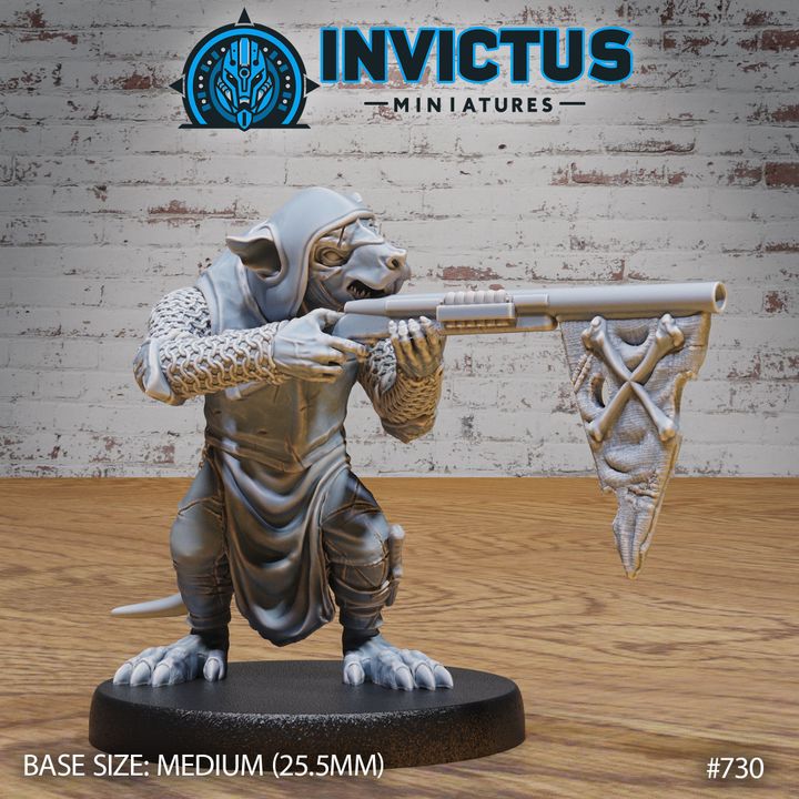 3D Printable Dark Rats Clan Set B / Space Rodent Foot Soldier / Future ...