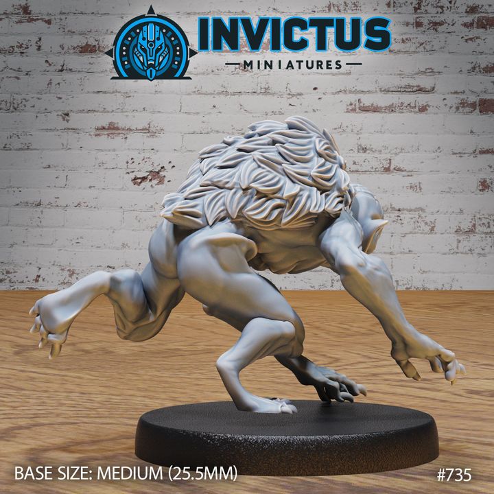 3D Printable Space Ghul Run / Humanoid Monster / Galactic Hunter ...