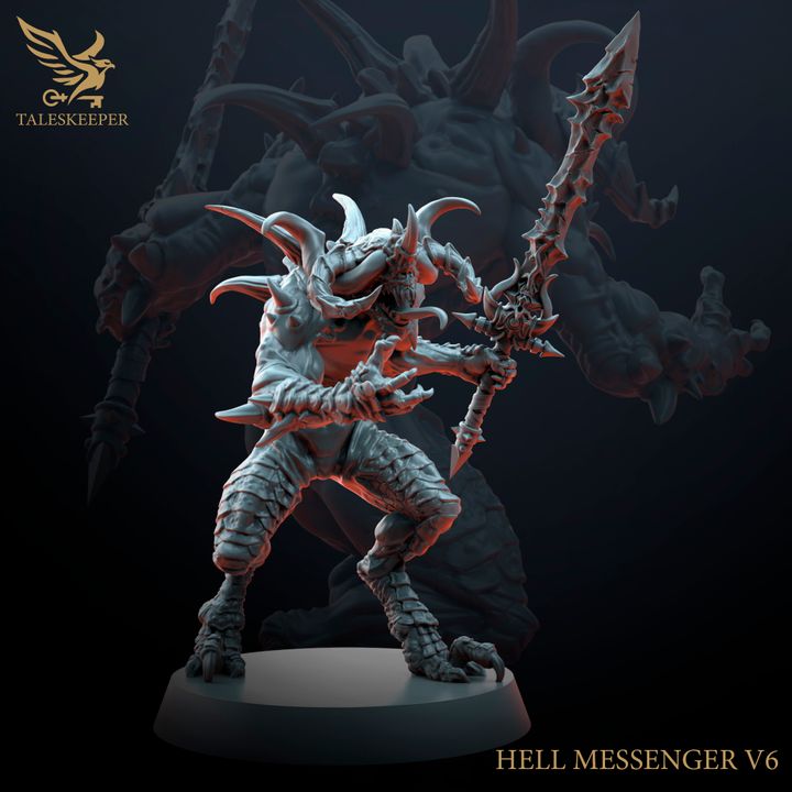 3D Printable HELL MESSENGERS (December) by Tales Keeper